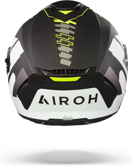 Airoh Spark Rise Black White 2XL - Maat 2XL - Helm | bol