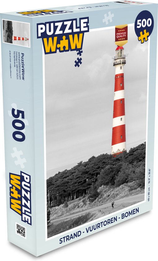 Puzzel Strand - Vuurtoren - Bomen - Legpuzzel - Puzzel 500 stukjes | bol