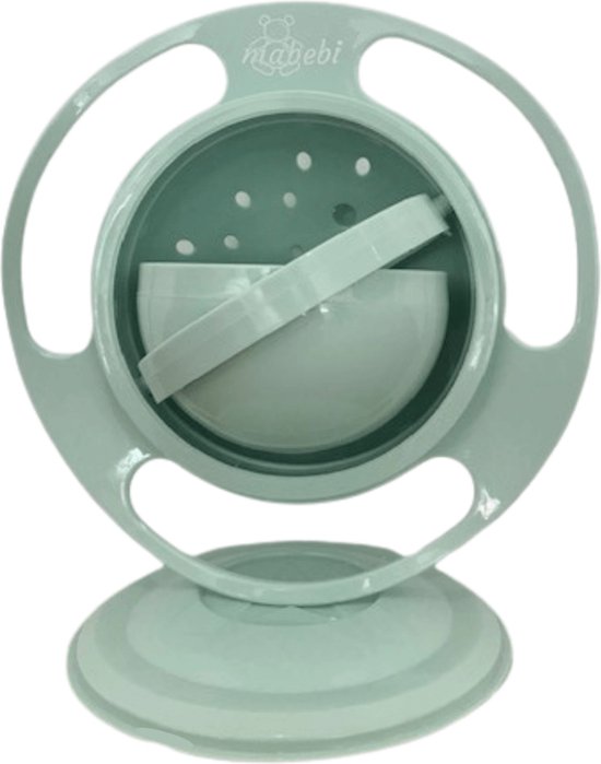 Mabebi - 360° Oefenkom - Snackkom voor baby en kind - Baby eetbord ...