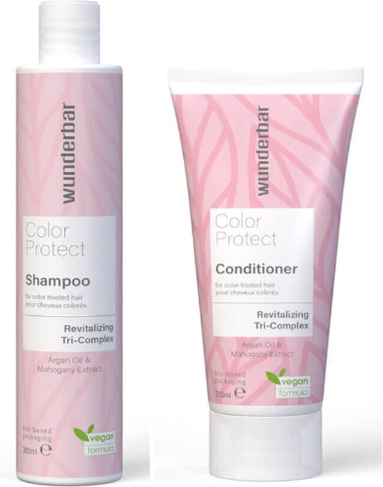 Wunderbar Vegan Colour Protect Duo Shampoo 300ml & Conditioner 250ml ...