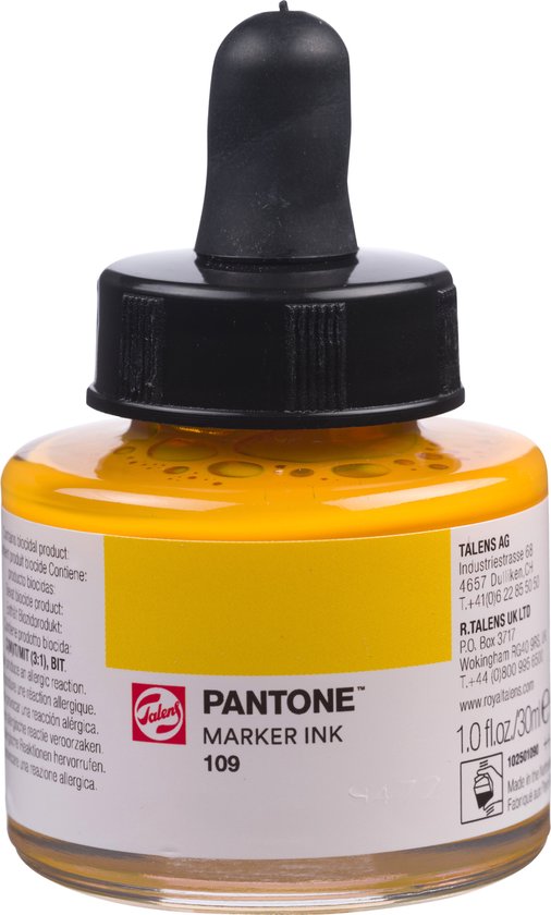 Talens | Pantone marker inkt 30 ml 109 | bol
