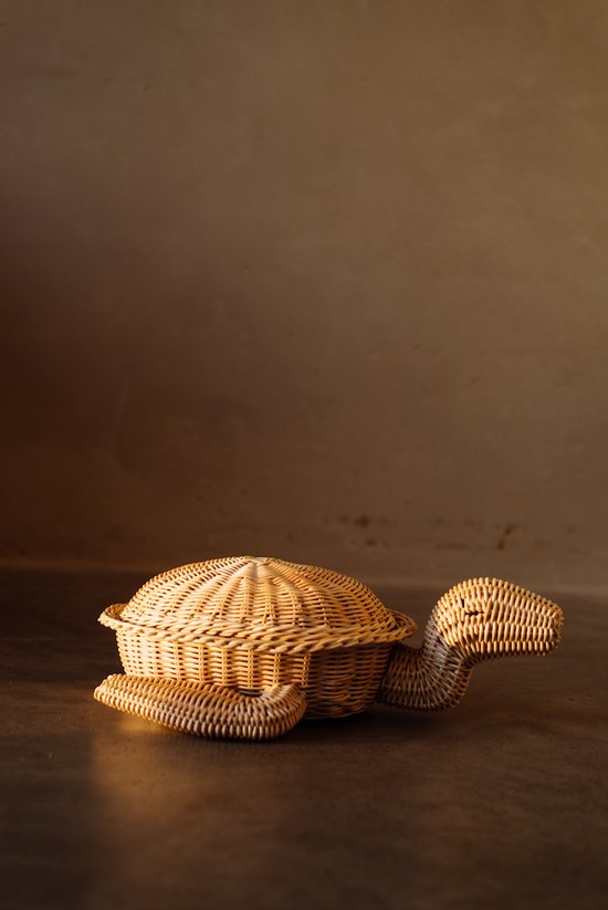 Studio Wildflower Tony the Turtle - rotan mand | bol