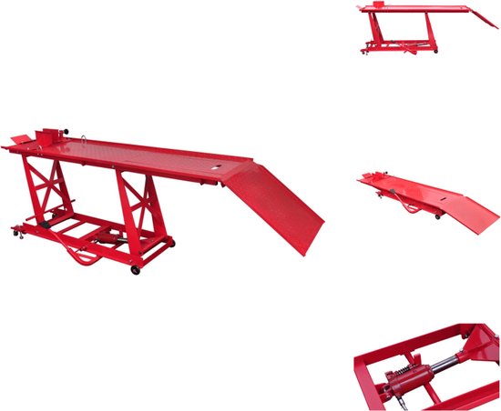 vidaXL Motorheftafel - Zwenklift 450kg - Hydraulische/manuele bediening ...