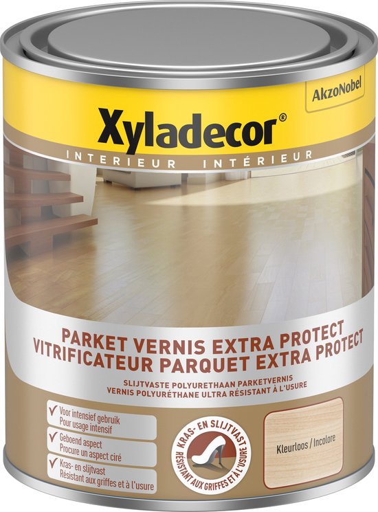 Xyladecor Trap en Parketvernis - Kleurloos - Satin - 0.75L | bol
