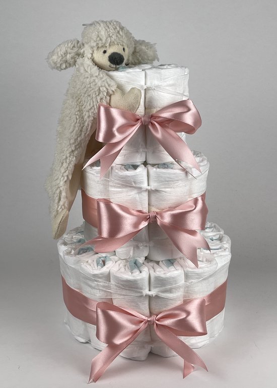 Chouette-Chouette | Luiertaart Meisje | Kraamcadeau | Geboorte Meisje | Babyshower |... | bol