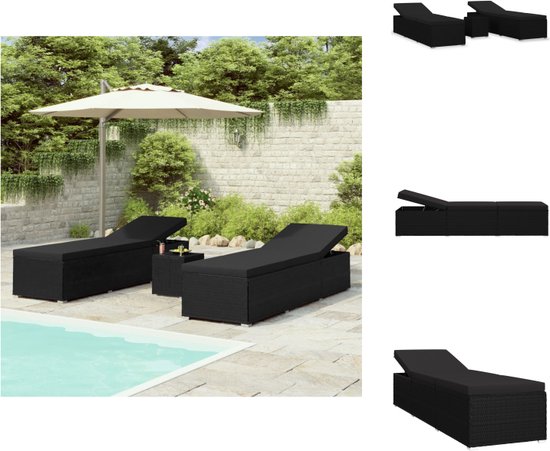 vidaXL Ligbed - Ligbedden - Ligbeddenset - Ligbeddensets - 3-delige ...