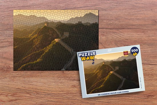 Puzzel De Chinese Muur van China - Legpuzzel - Puzzel 500 stukjes | bol