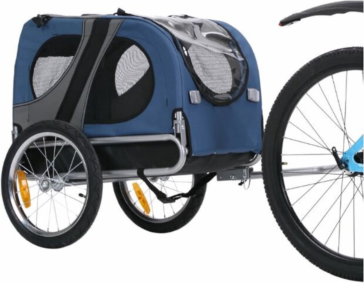 Hondenfietskar Starline Original M - Blauw - Opvouwbaar ...