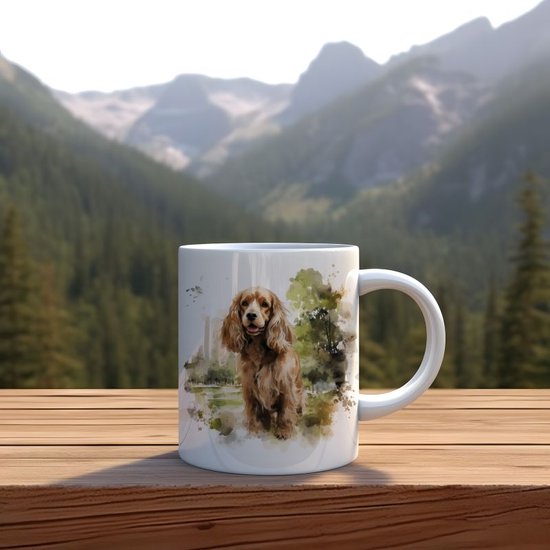 Mok Cocker Spaniel Beker cadeau voor haar of hem, kerst, verjaardag ...