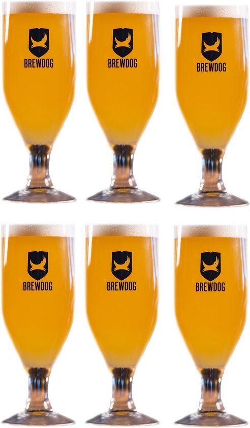 BrewDog Bierglas 30cl - Set van 6 Stuks - Elegante Bierglazen 6-Pack - Perfect voor... | bol