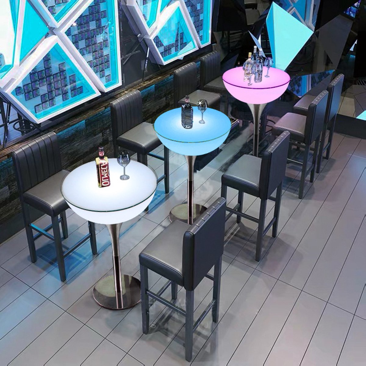 Tafel-LED statafel - LED tafel - RGB tafel - Feest tafel - waterdicht ...