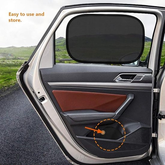Premium Car sun blind blocks -Premium Auto zonwering blokken | bol