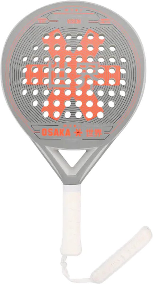 Osaka - Padel Racket - ision Control 24 – Grijs/Oranje | bol