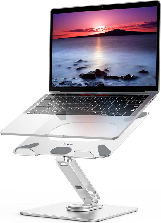 laptopstandaard 360 graden roterende, ergonomische verstelbare ...