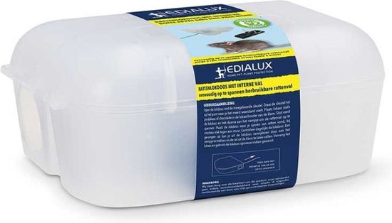 Edialux Rattenbox met interne val | bol