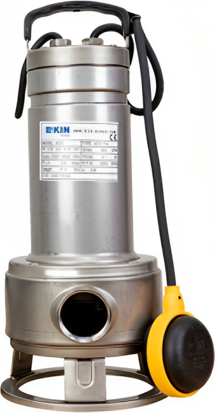 Dompelpomp met vlotter - KIN pumps AOD 75 - RVS - inclusief 10 meter ...