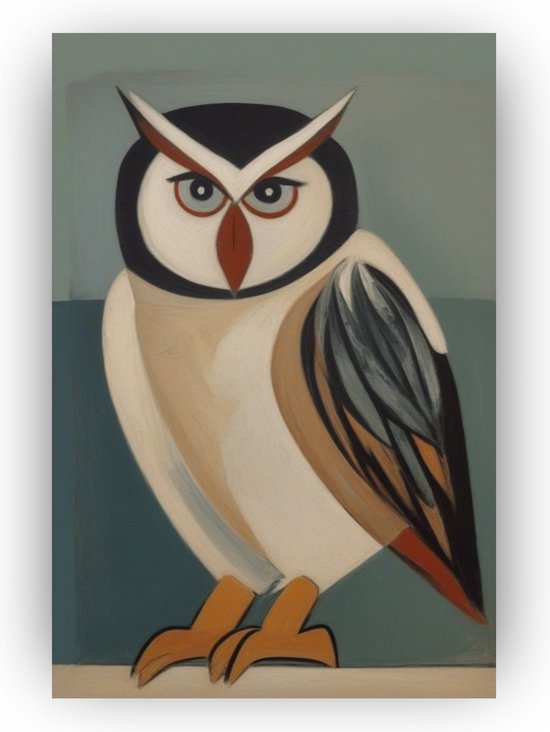 Picasso uil - Uil poster - Uil posters - Pablo Picasso poster - Vintage ...