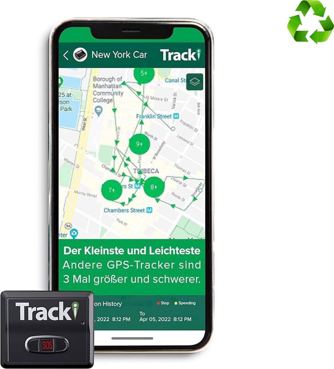 GPS-Tracker – voor Kind – Fiets – Real-Time Mini Zender – Abonnement ...