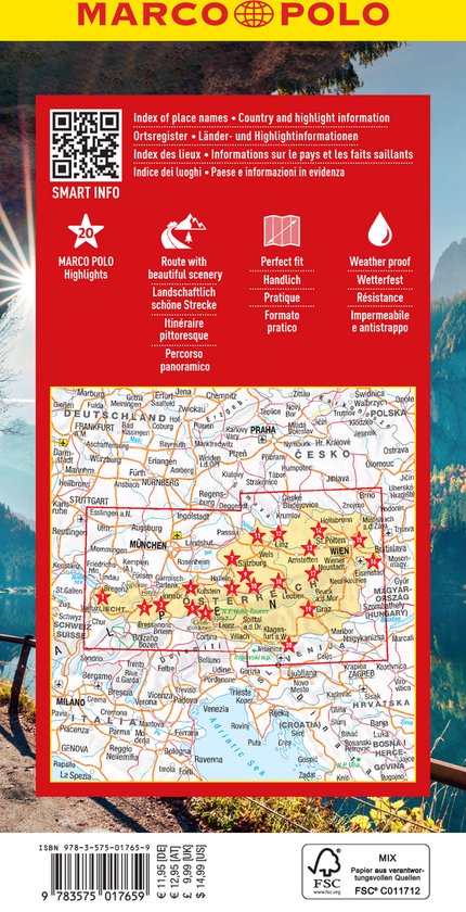 Marco Polo Maps- Austria Marco Polo Map | bol