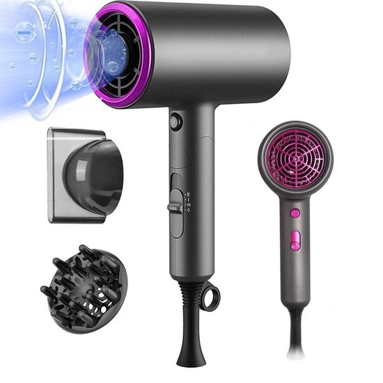Fameilleur luxe föhn met Diffuser - Föhnborstel - Ionische Haardroger ...