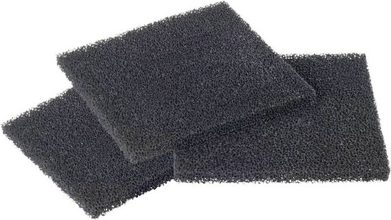 TOOLCRAFT 79-7201 Actief koolfilter 3-delig (l x b x h) 130 x 130 x 10 ...