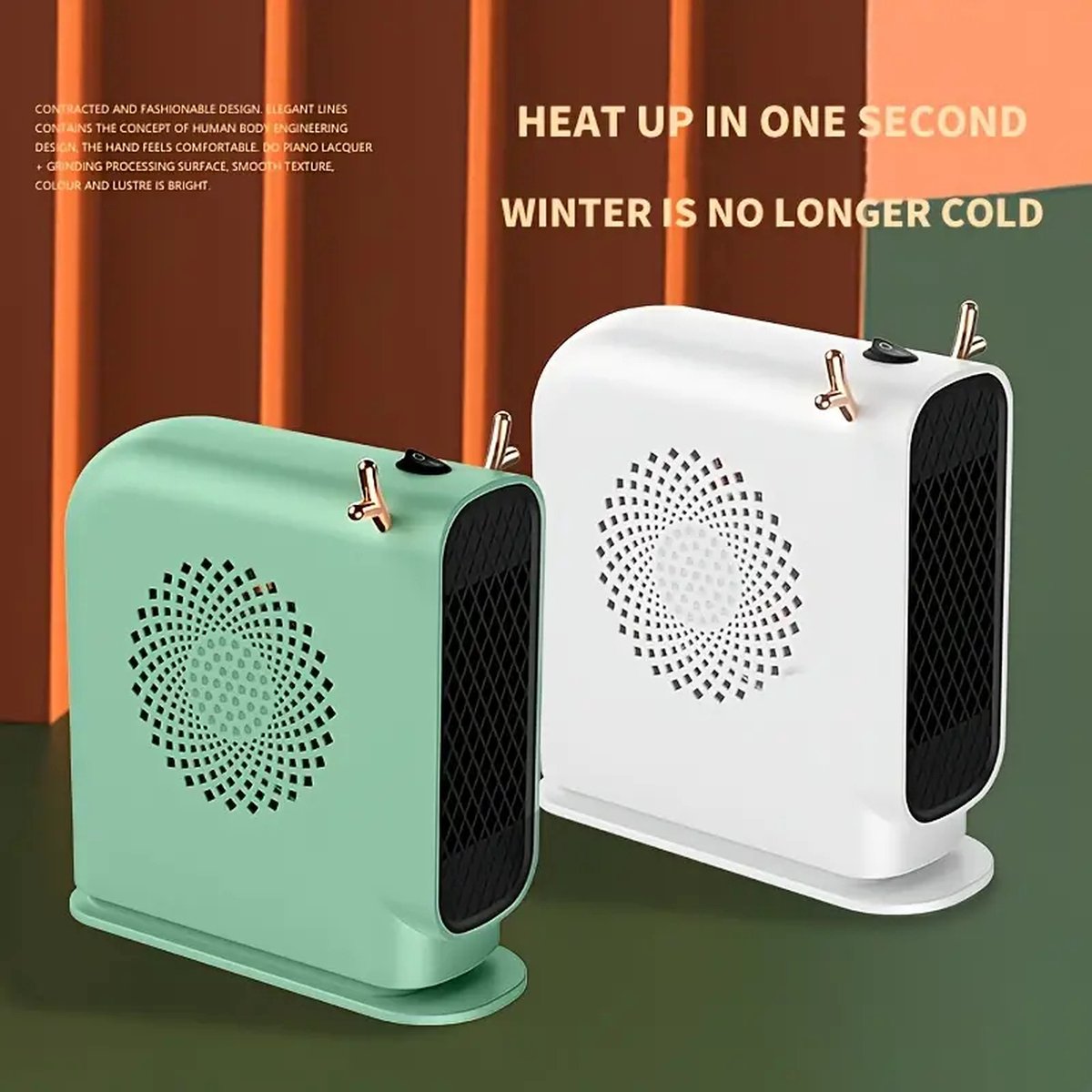 Chauffage soufflant de table avec modes de ventilation, radiateur ...