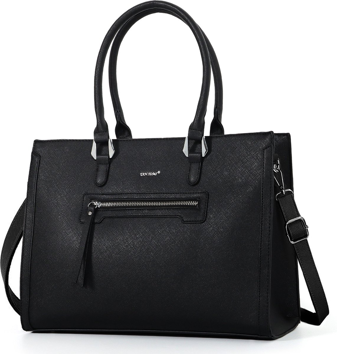 TAN.TOMI Dames Handtassen, Schoudertas, Shopper met rits - Handtas ...