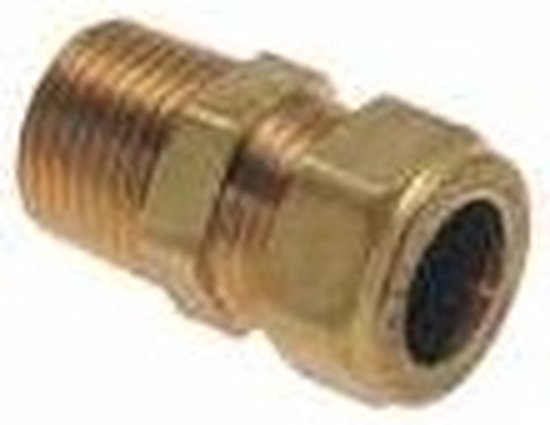 Bonfix messing knelfitting puntstuk 12mm x 1/2inch FxR | bol