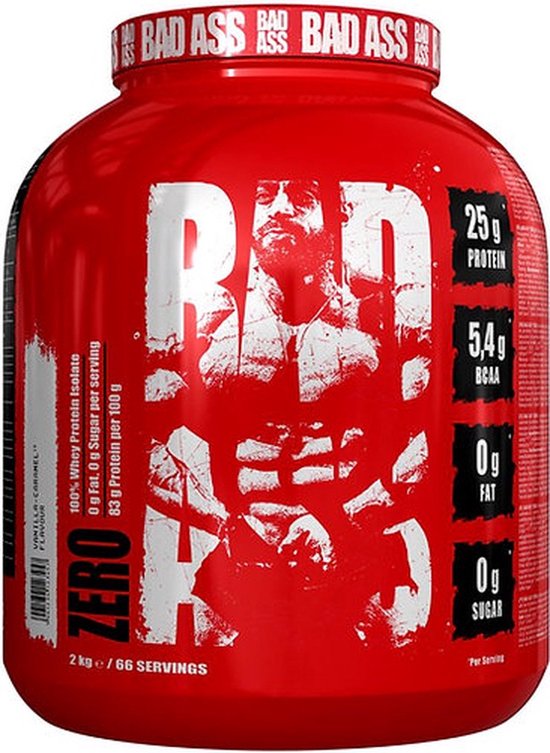 Bad Ass - ZERO - Whey Protein Isolate - Wei Isolaat - Suikervrij ...