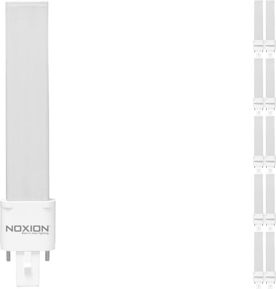 Voordeelpak 10x Noxion Lucent PL-S LED 4.5W 540lm - 827 Zeer Warm Wit | Vervangt 9W. | bol