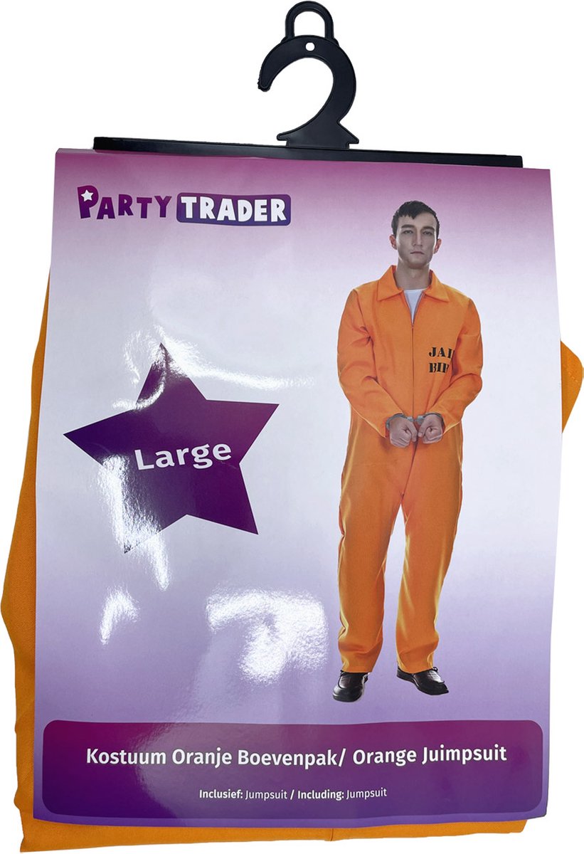 Boevenpak - Oranje overall - Gevangenis kostuum - Carnavalskleding ...