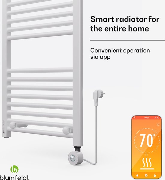 Blumfeldt Badkamer Radiator - Design Radiator Plat - Geruisloze Platte ...