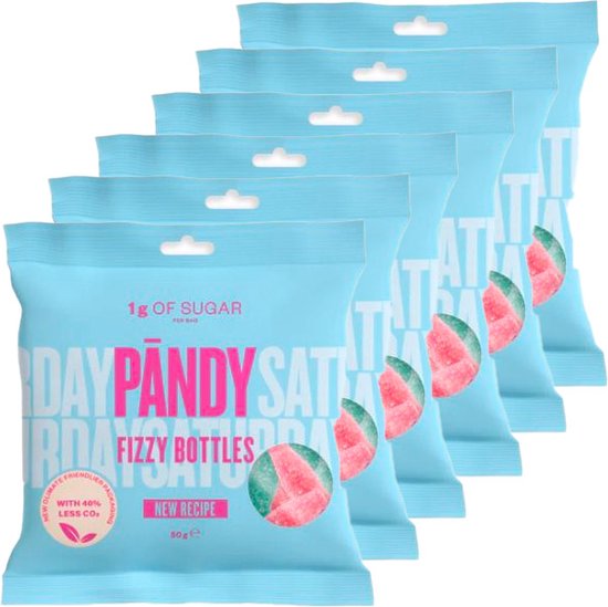 Pandy | Candy | Fizzy Bottles | 6 Stuks | 6 x 50 gram | bol