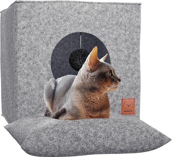 Kattenmand, kattenbed, opvouwbaar, voor katten of kleinere honden ...