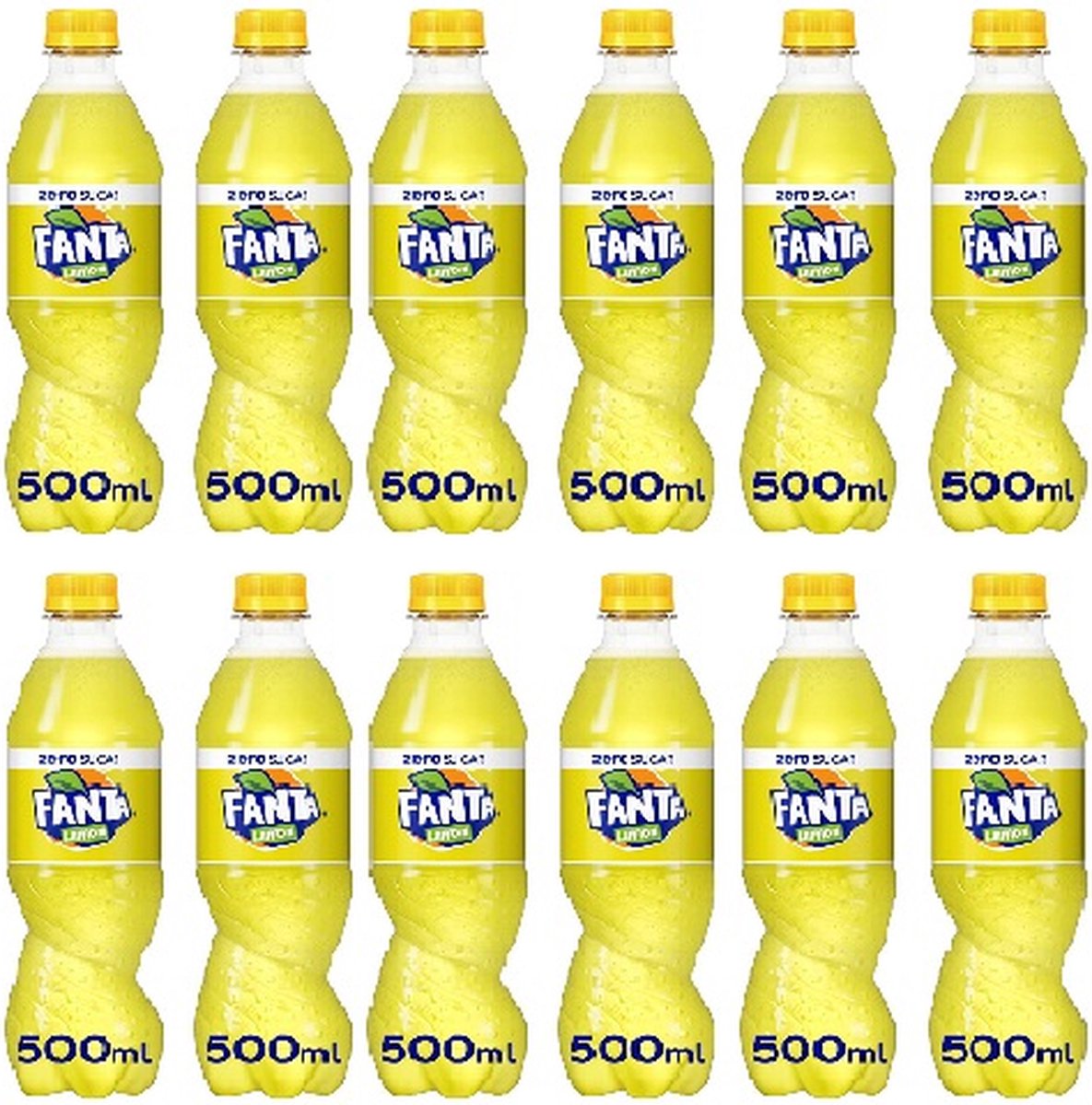 Fanta Lemon zero sugar 12 petflesjes x 50 cl | bol