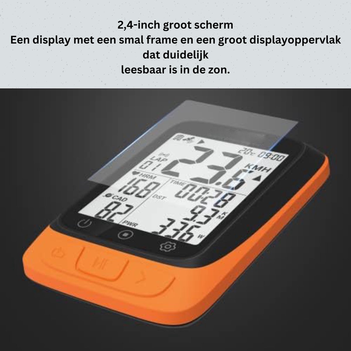 Kilometerteller Fiets - Fietscomputer Draadloos - Snelheidsmeter Fiets ...