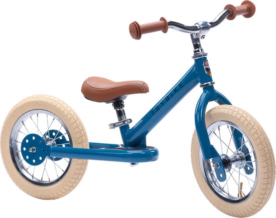 Trybike Steel Vintage Loopfiets Blauw | bol