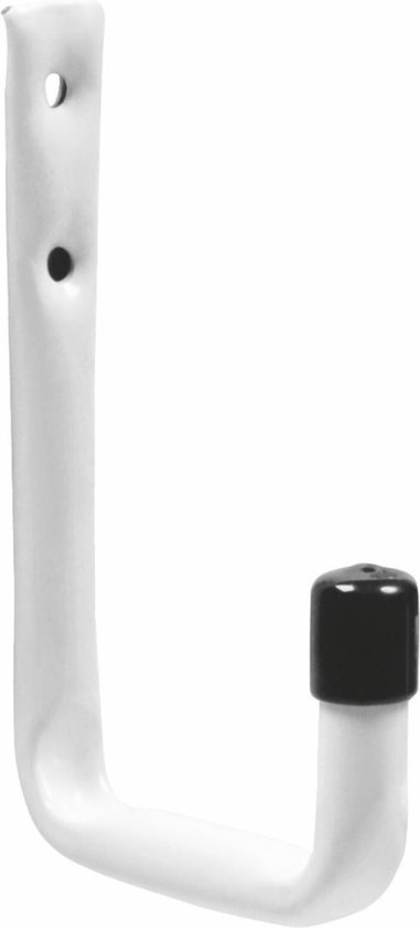 Amig Garage Zolder Gereedschap Wand Muur Ophanghaken Metaal Wit H12 5 Cm X B8 5 Cm Bol