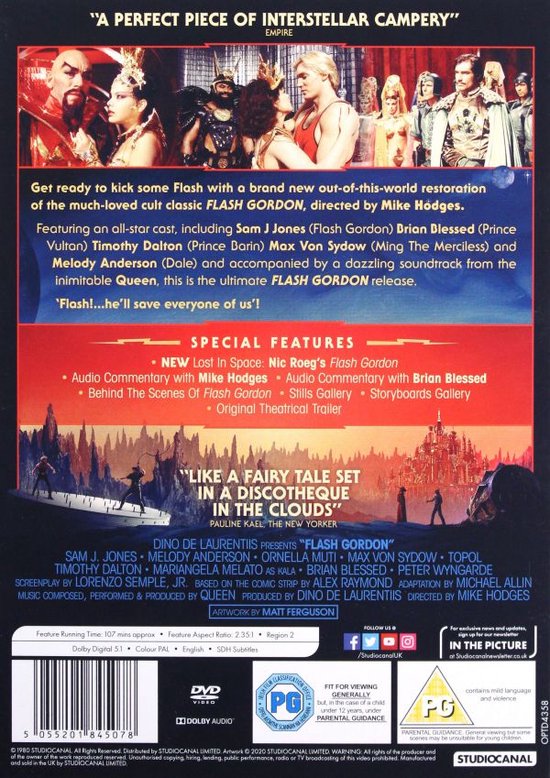 Flash Gordon (Dvd), Sam J. Jones | Dvd's | bol