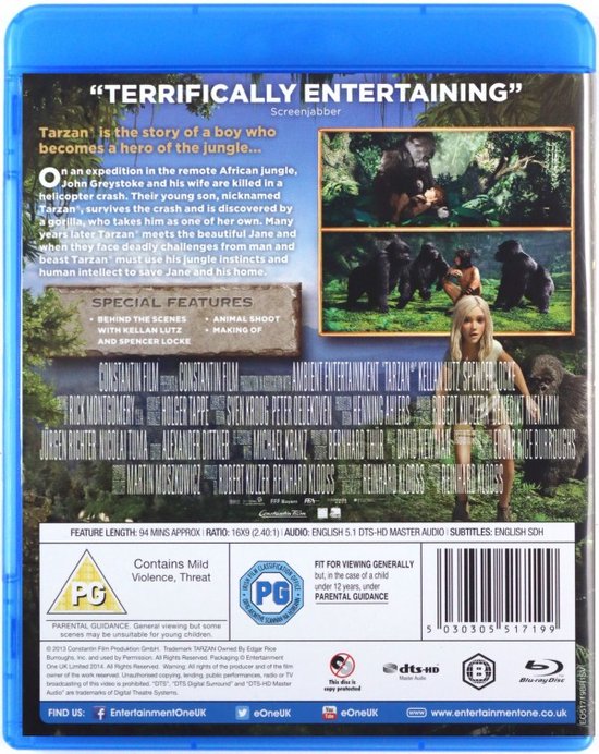 Tarzan 3d - Movie, Robert Capron | Dvd's | bol