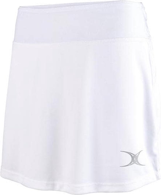 Gilbert Netball Eclipse Skort Girls - 9 - 10 Yrs - White | bol