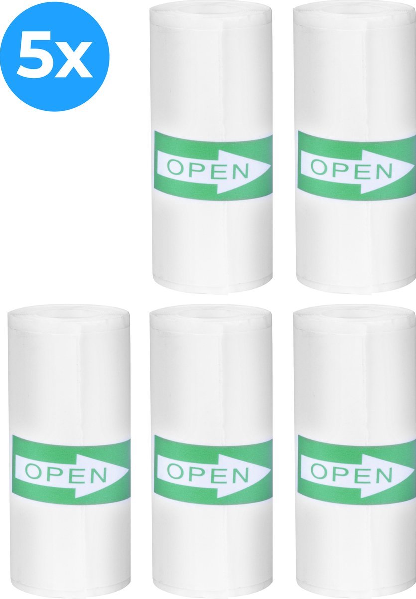 Mini Printer Rollen - 5 Stuks - Sticker - Rollen voor Pocket Printer ...