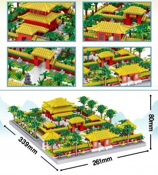 Lezi Imperial Garden - Nanoblocks / miniblocks - Bouwset / 3D puzzel - 3336... | bol