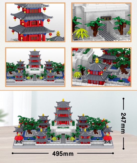 Lezi Dali Ancient City - Nanoblocks / miniblocks - Bouwset / 3D puzzel ...