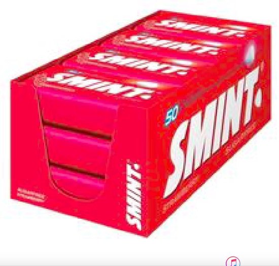 Smint XL tin aardbei 12 stuks | bol