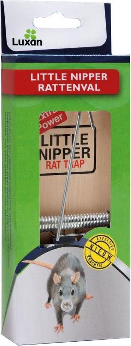 Luxan Little Nipper houten rattenklem | bol.com
