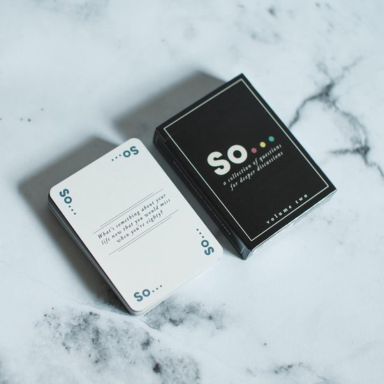 So Cards: A Collection of Questions for Deeper Discussions (Volume Two ...