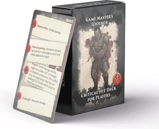 5e Critical Hit Deck for Players - Nord Games | bol