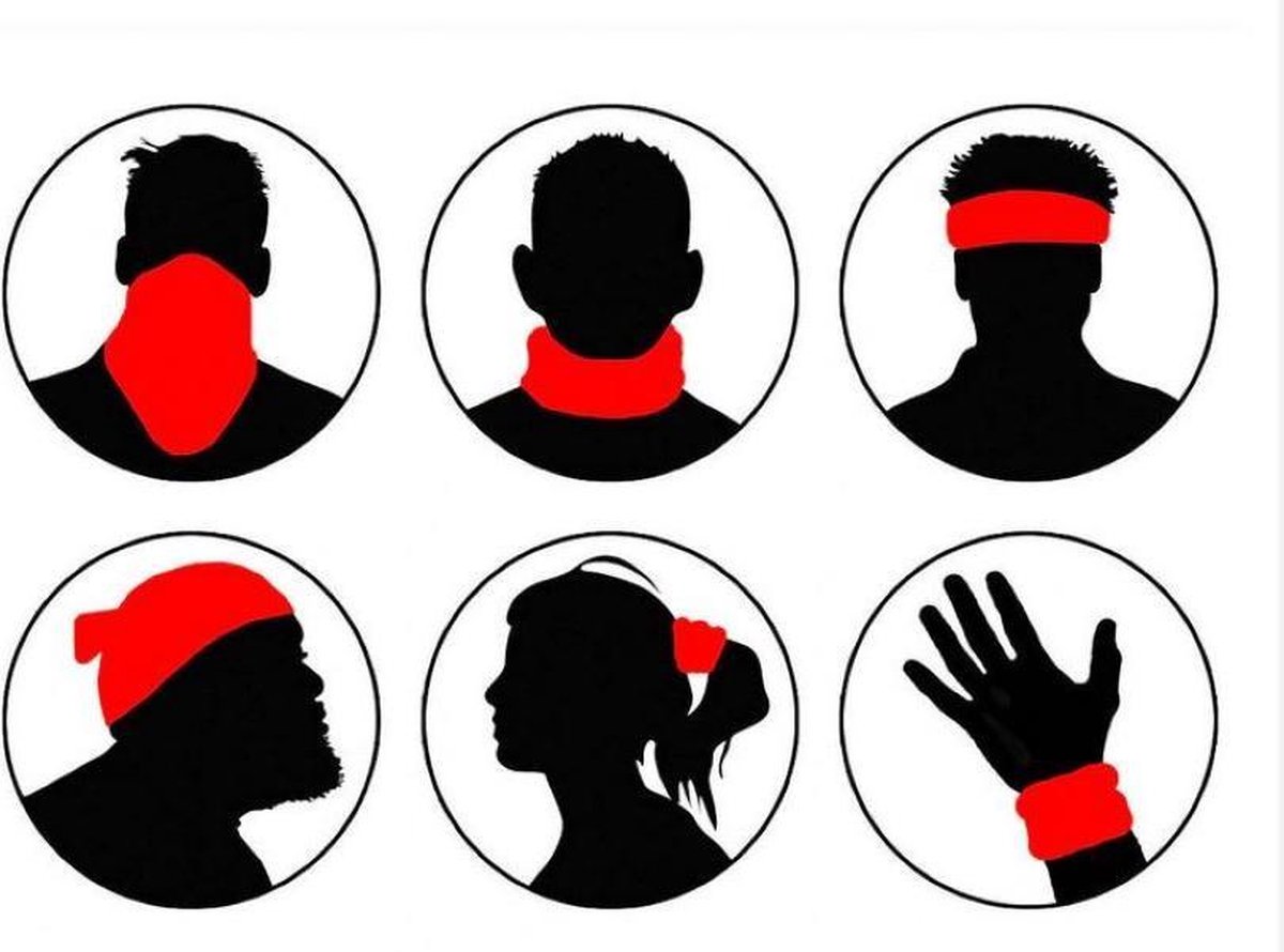 Motor bandana - colsjaal - buff sjaal - motor masker - ski masker ...