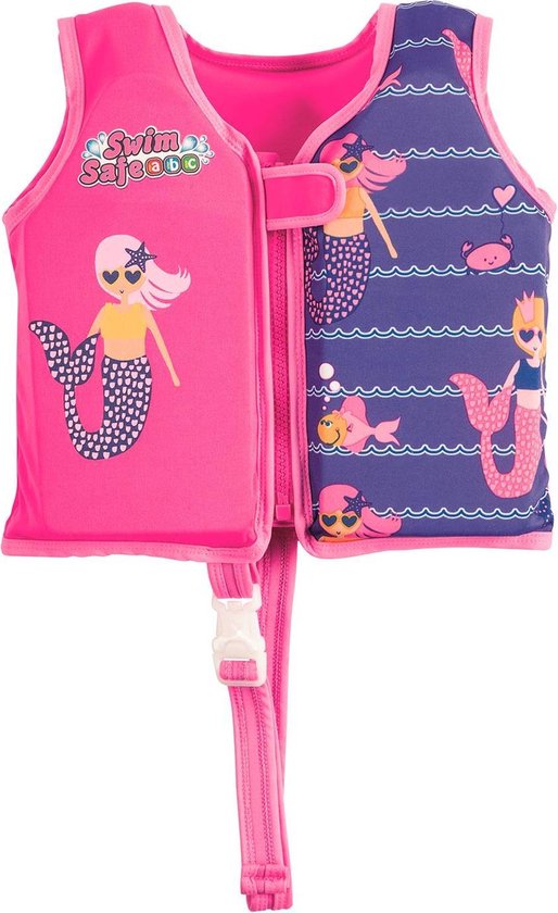 Bestway Life Jacket Swim Safe M / L - Mermaid | bol.com